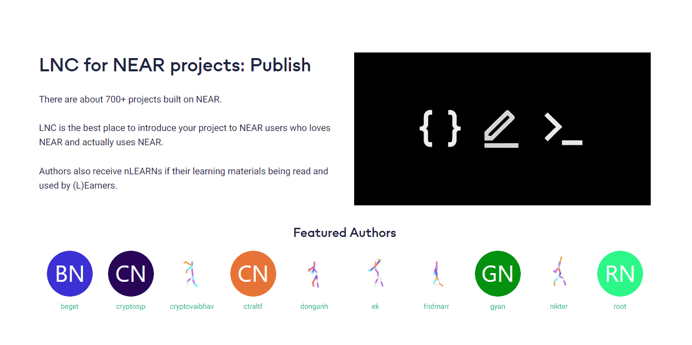 LNC for NEAR projects: Publish - Learn NEAR Club