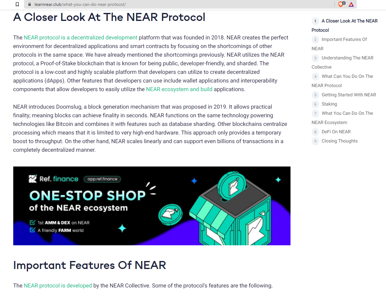 LNC for NEAR projects: Display - Learn NEAR Club